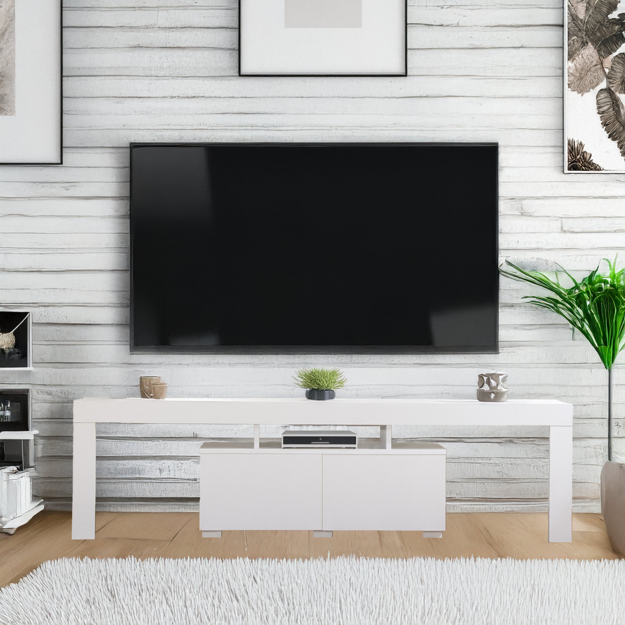 Orren Ellis Novelty TV Stand For Tvs Up To 78'' | Wayfair