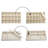 Latitude Run® Set Of 8 Velvet Jewelry Tray, Drawer Insert Divided ...