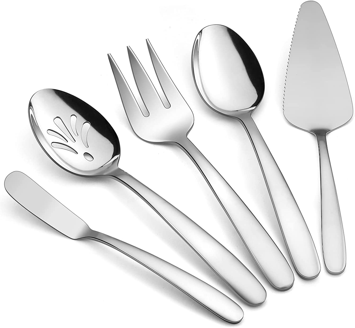 Red Barrel Studio® Brynlea Heavy Duty Silverware Set With Serving ...
