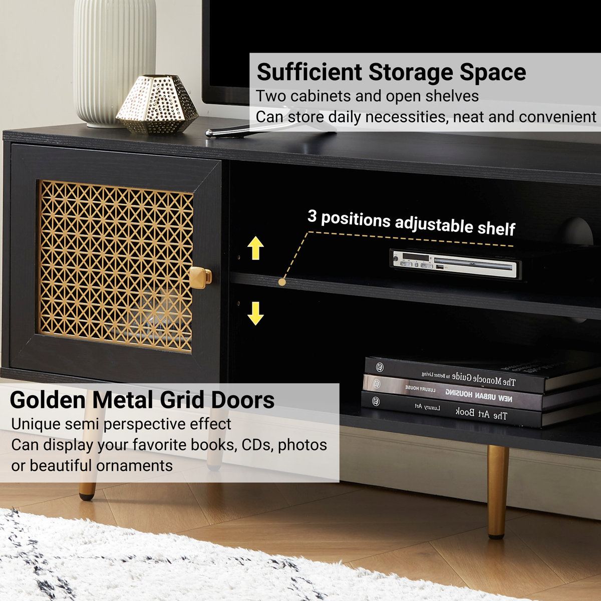 Mercer41 Keniel TV Stand for TVs up to 70" & Reviews - Wayfair Canada