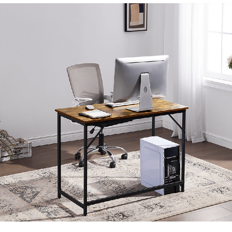 17 Stories Computer Desk, PC Table, Industrial Style Writing Desk with ...