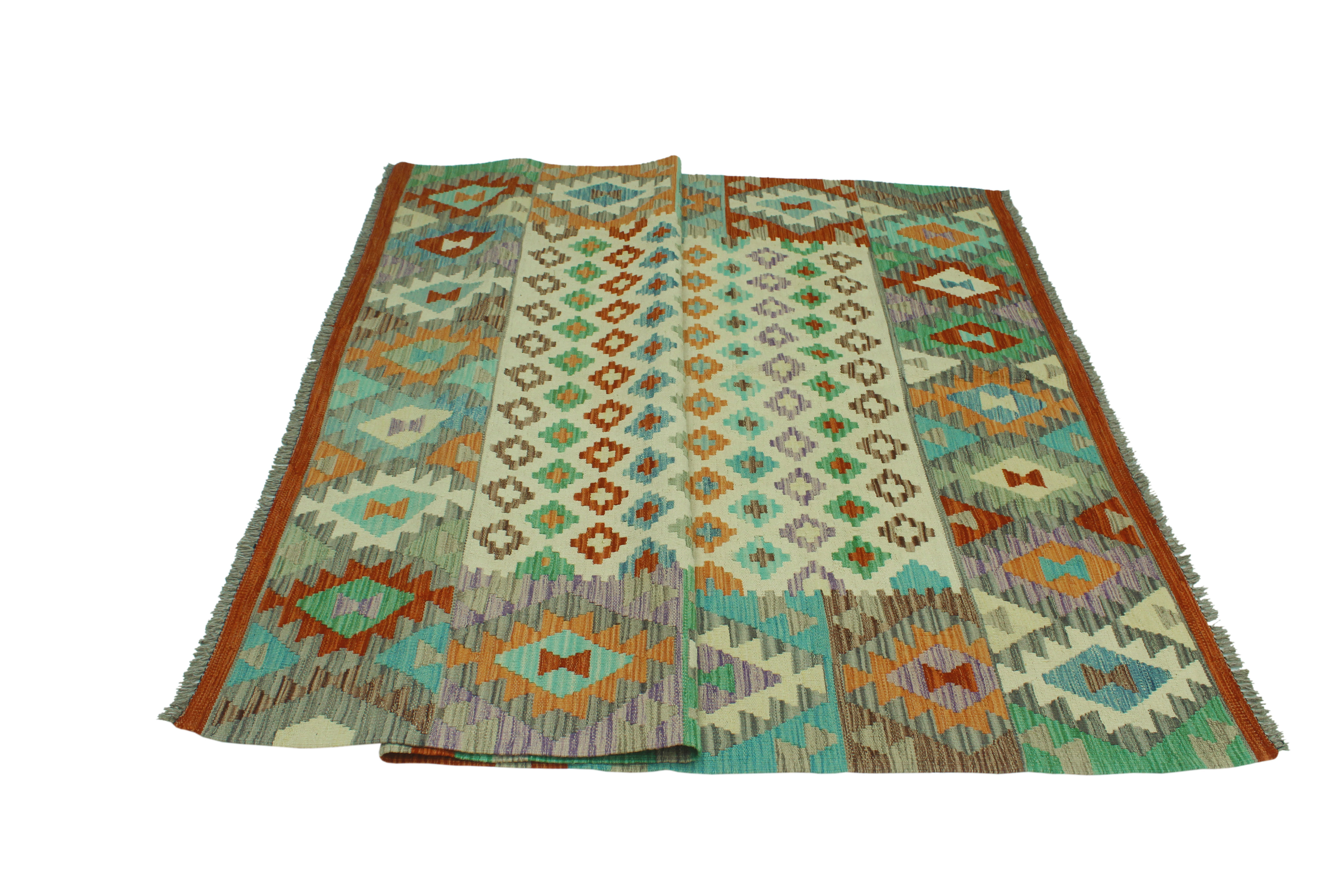 Foundry Select Bobbee Kilim Annice Ivory Rug | Wayfair