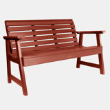Red Outdoor Benches on Sale | Limited Time Only!