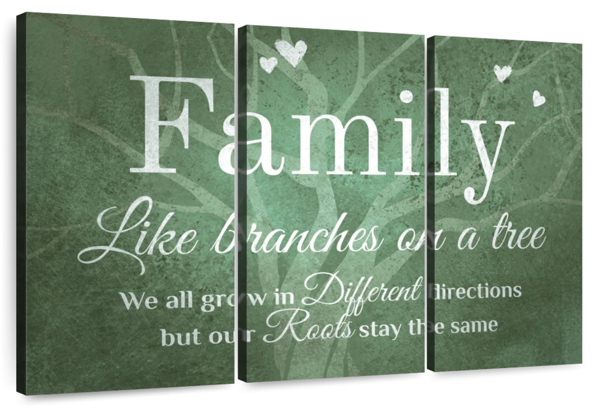 Trinx Kema Family Roots Stay The Same Quote Wall Sign | Wayfair