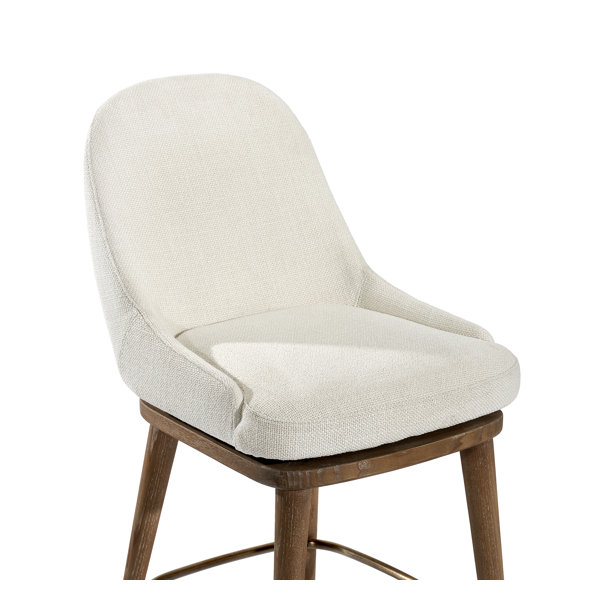 Interlude Harper Swivel 26'' Counter Stool | Wayfair
