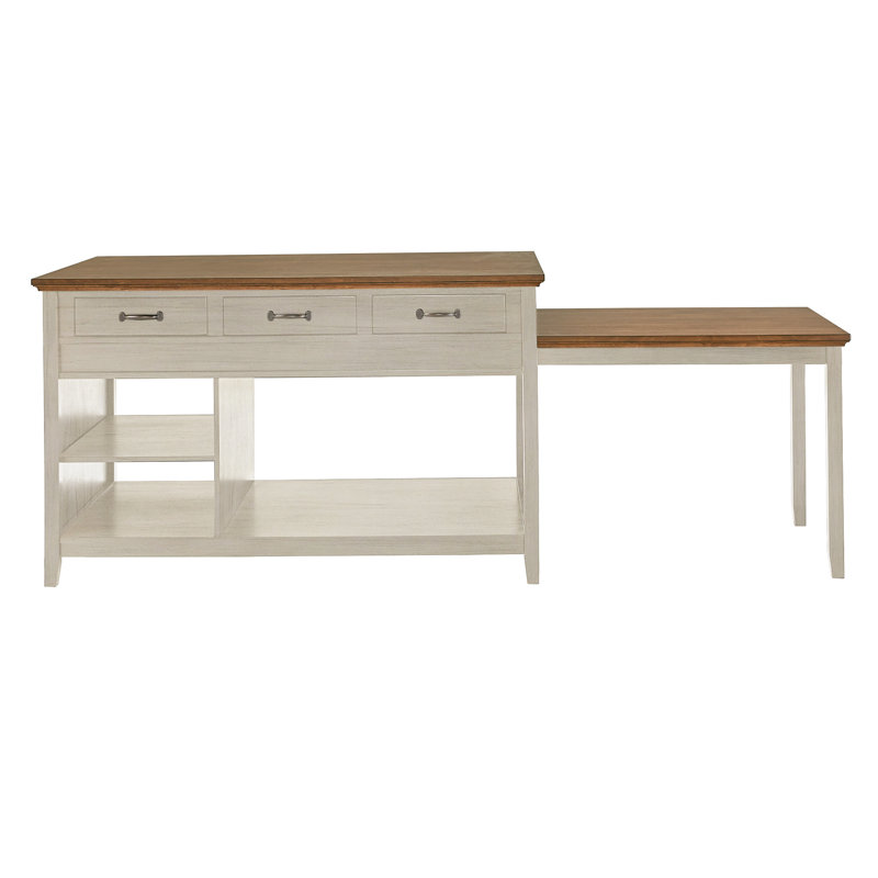 Kingstown Home Spadina Wood Kitchen Island & Reviews | Wayfair