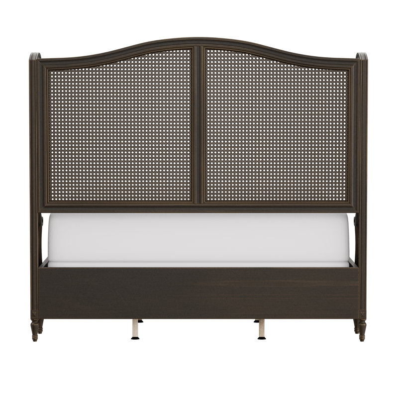 Birch Lane™ Gia Cane Wingback Bed & Reviews | Wayfair