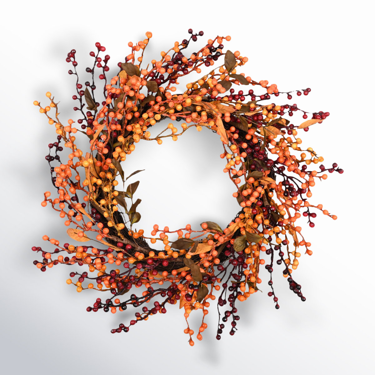 Primrue 22" Farmhouse Faux Foam Fall Autumn Thanksgiving Day For Front ...