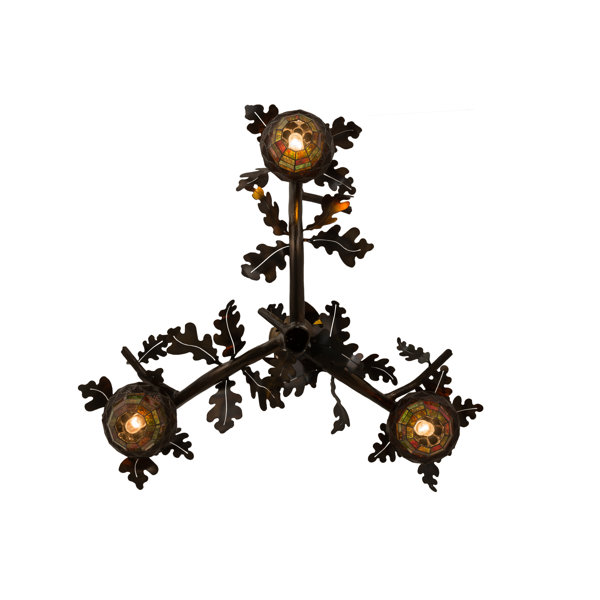 Loon Peak® Devlen 3 - Light Dimmable Geometric Chandelier - Wayfair Canada