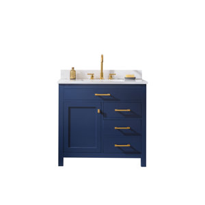 Blue Bathroom Vanities You'll Love | Wayfair