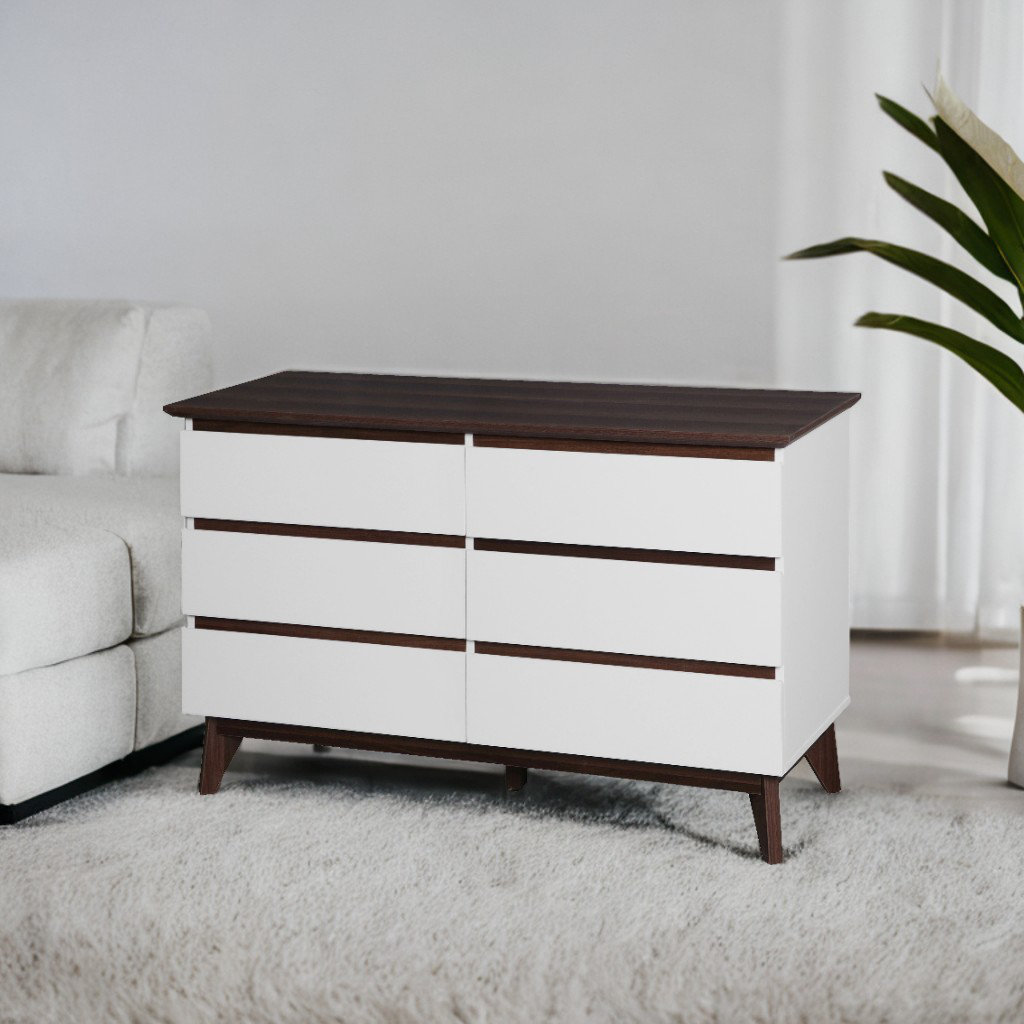 Ebern Designs 47.2 Wide Size Drawer Storage Cabinet, 6-Drawer Chest Of Drawers | Wayfair