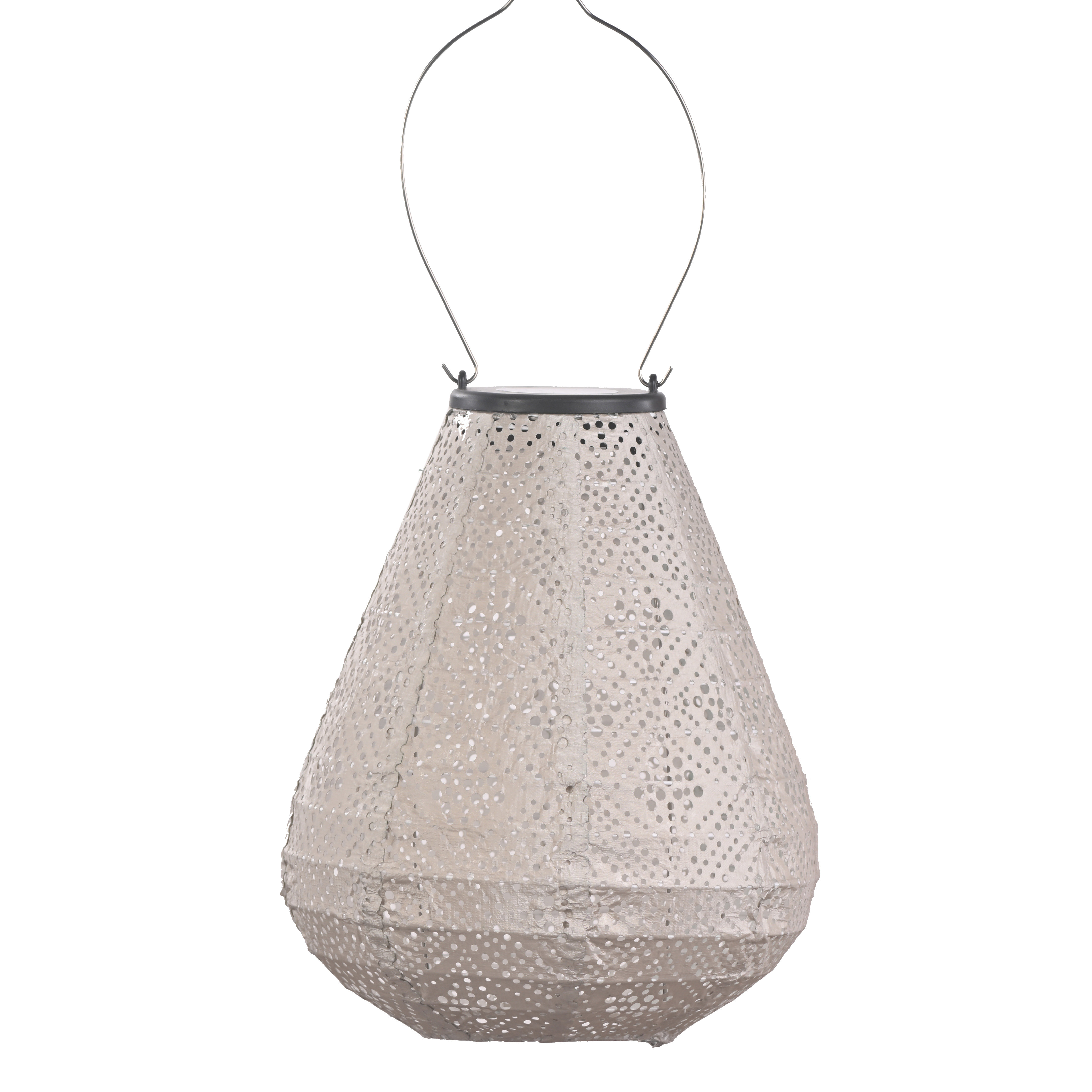 EsschertDesign Tulip Topaze Lantern, Light Taupe | Wayfair