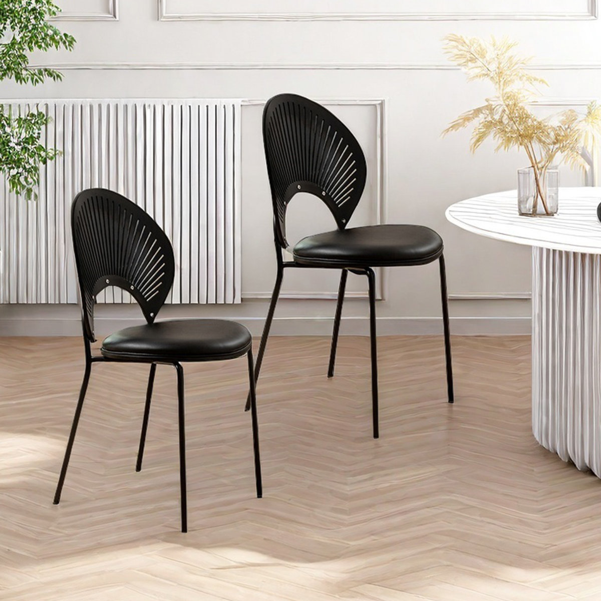 A Zoetic Home Creative simple dining chair shell chair home | Wayfair