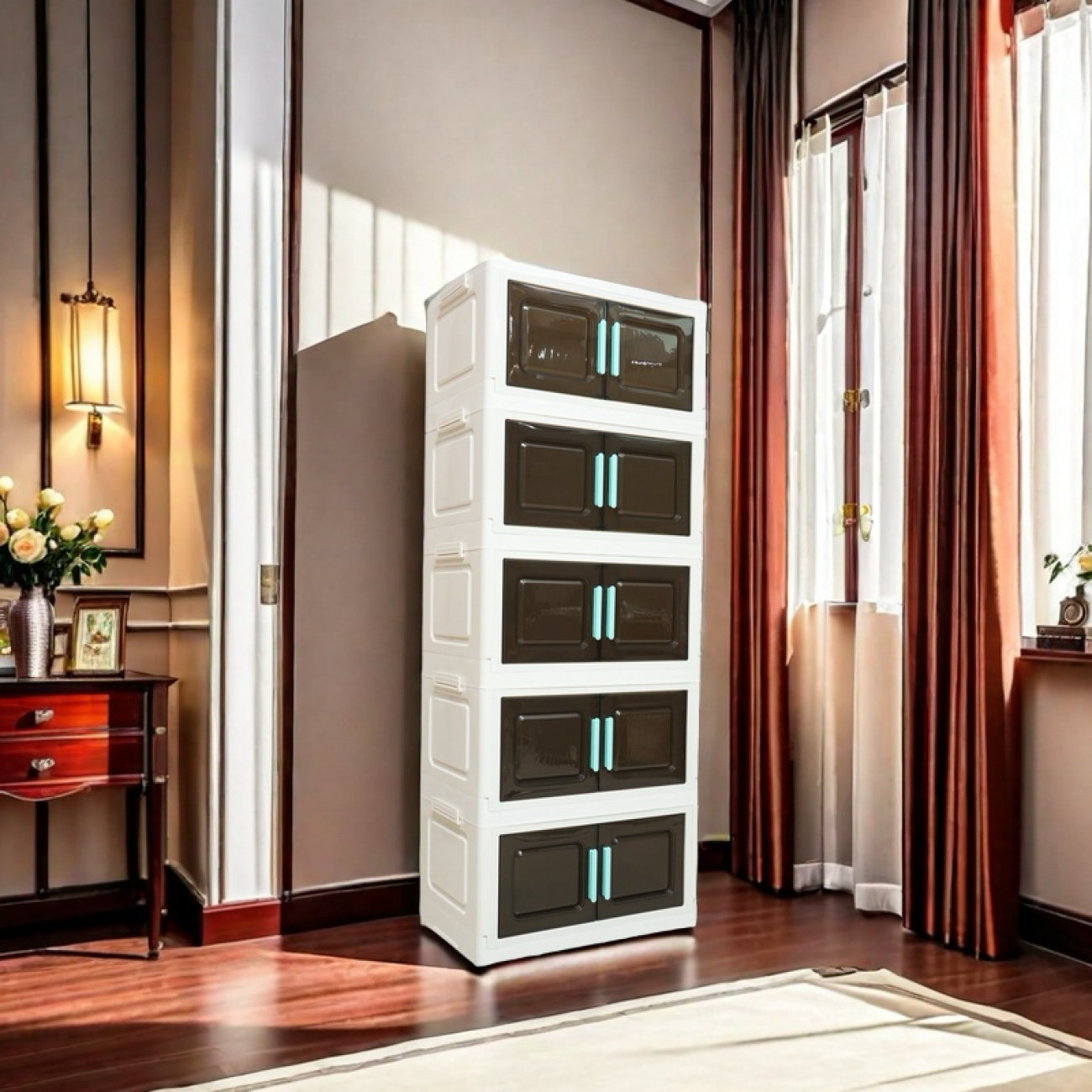 Rebrilliant Plastic Storage Bins With Lids –24" Extra Large Collapsible ...