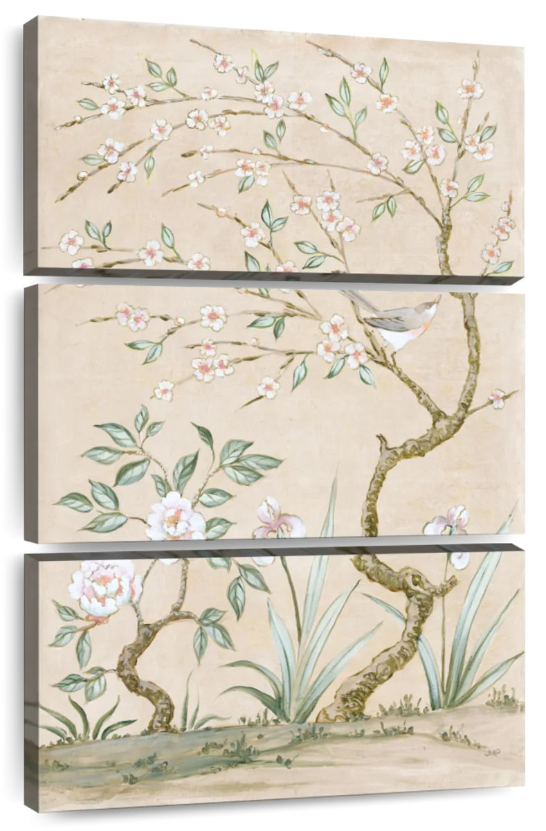 One Allium Way® Spring Mural I Tan | Wayfair