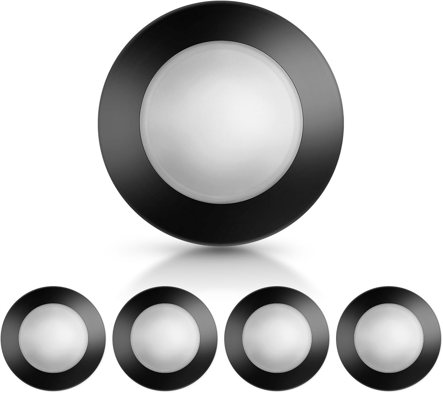 MABOSY LED Dimmable Recessed Downlight 10.5W 650Lm 4000K Cool White ...