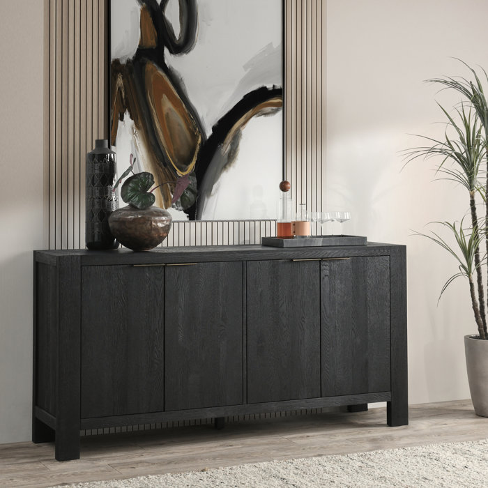 AllModern Block 72'' Solid Wood Sideboard & Reviews | Wayfair