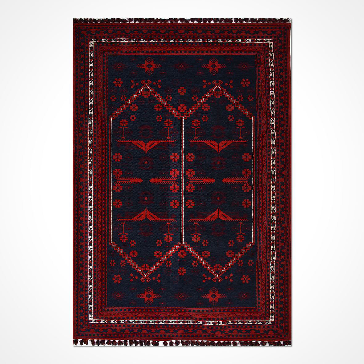 Ebern Designs Afghan Pattern Ethnic Modern Machine Washable Non-Slip ...