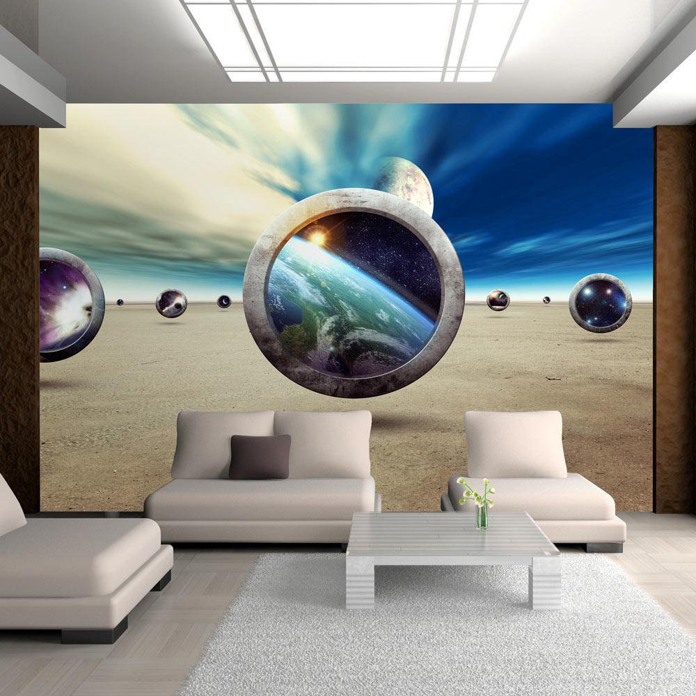 Brayden Studio® Anupa Planet Walk Wall Mural | Wayfair