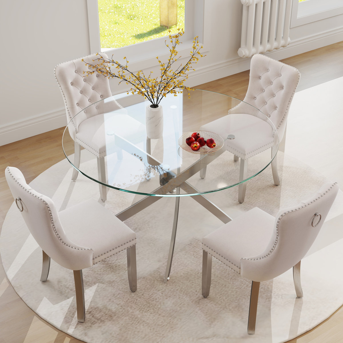 House of Hampton® Keyari Round Dining Set | Wayfair