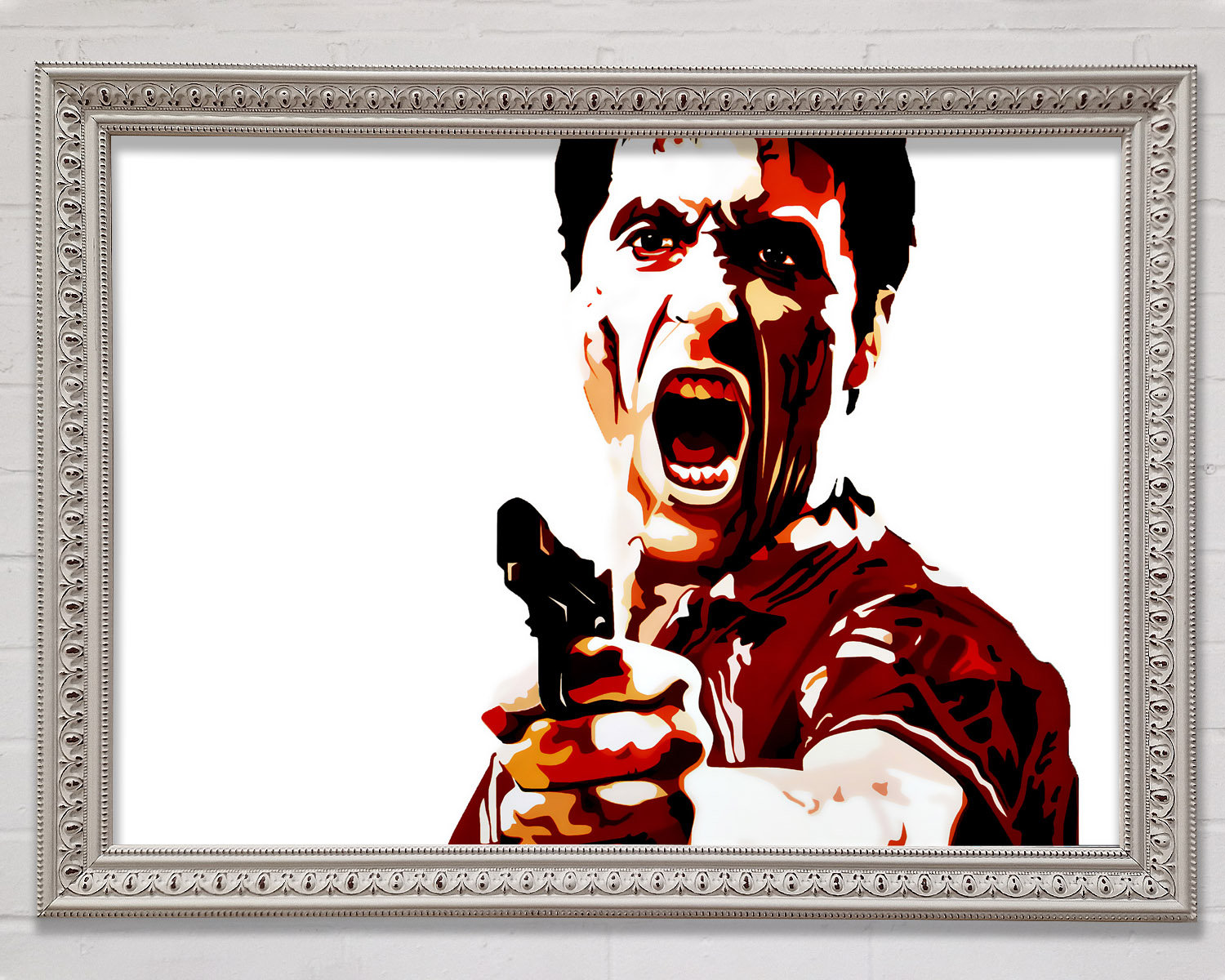 Bright Star Scarface Al Pacino Red - Single Picture Frame Art Prints ...