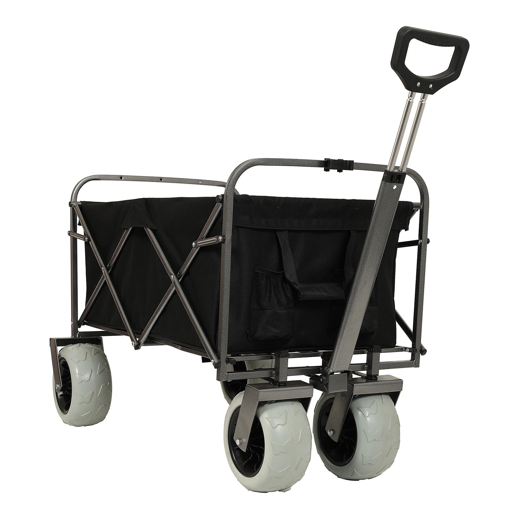 mobai All Terrain Steel Frame Trolley with Pneumatic Tires | Wayfair