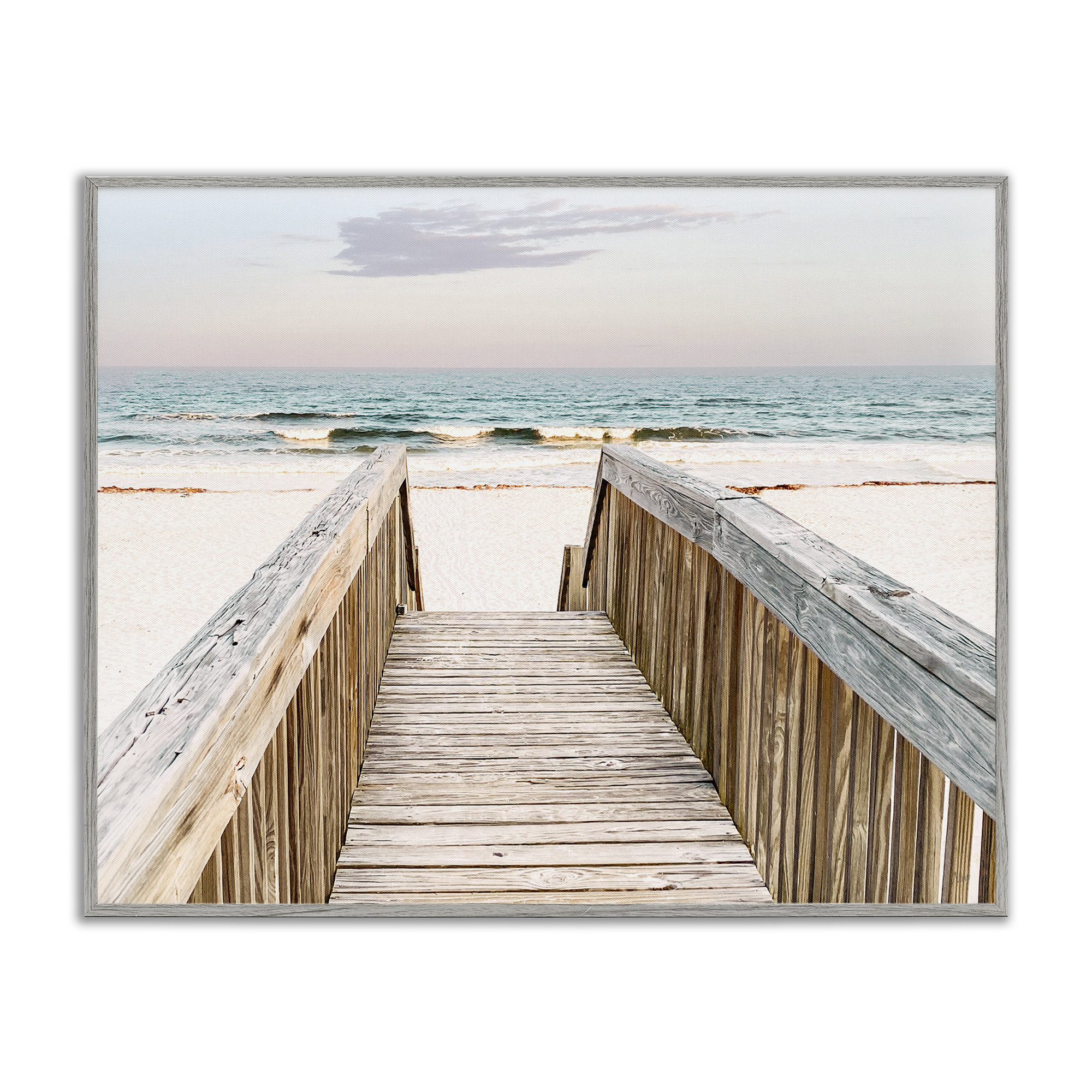Ebern Designs Steps to Beach Shore Giclee Art by Nan | Wayfair