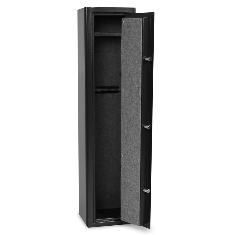 Sports Afield Home Defense 4-Gun Fireproof Biometric Lock Gun Safe ...