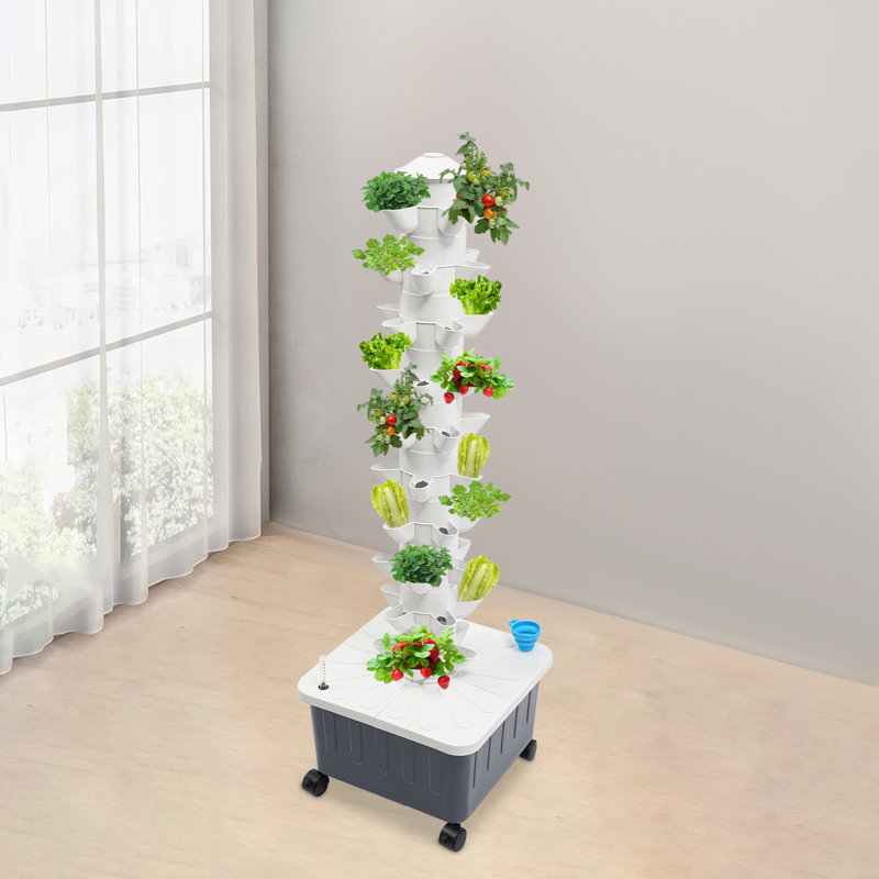 FRONG 50-Plant Vertical Vegetable Plant Tower | Wayfair