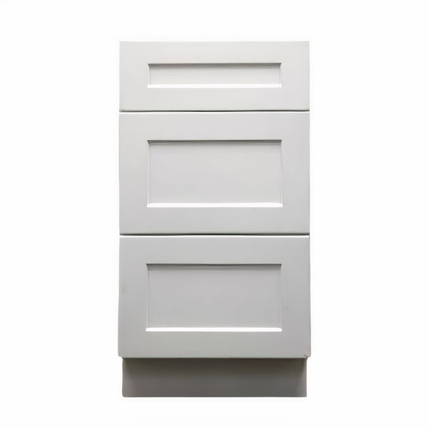 Vanity Atelier 18" Shaker Bathroom Vanity 3 Drawer Base Ready-To ...