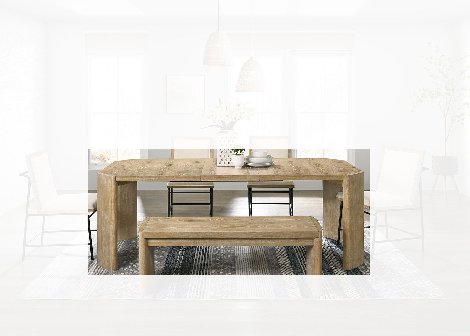 Union Rustic Mackensey Dining Table | Wayfair