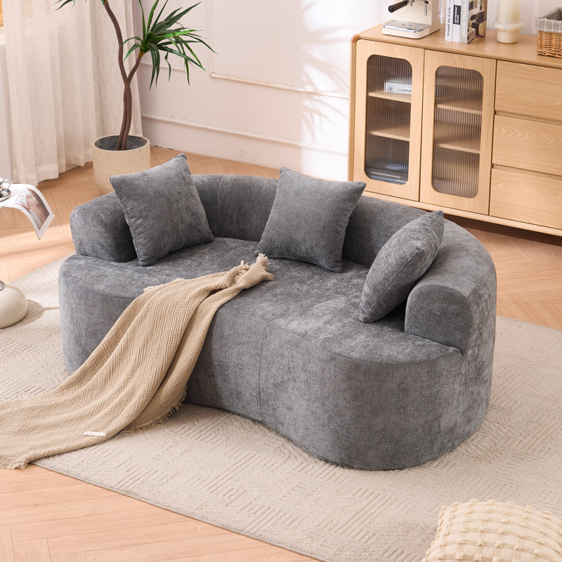 rounded back sleeper sofa