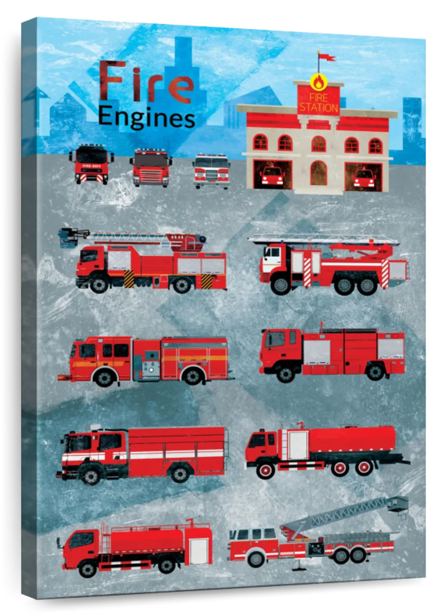 Ebern Designs Alcaraz Fire Department Poster - Wayfair Canada