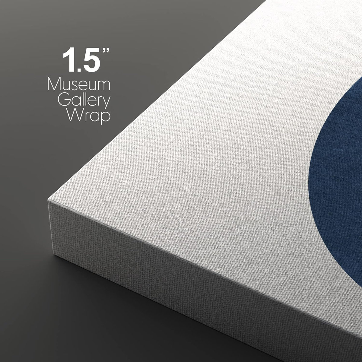 IDEA4WALL Mid Century Shape Blue Semi Circle Polygon Variety Geometric ...