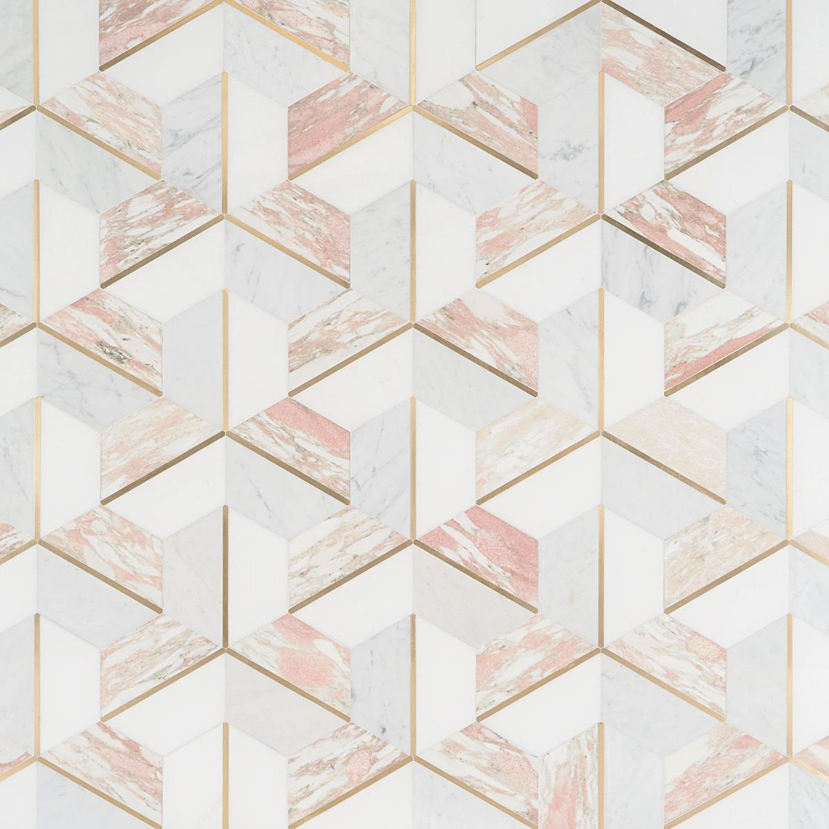 Bond Tile Timbira 10" x 12" Marble Mosaic Sheet Tile & Reviews | Wayfair
