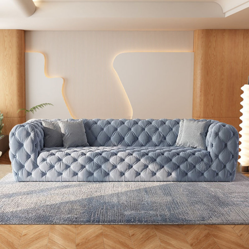 Danbenla design Italian Simple Living Room Sofa 98.43'' Sofa | Wayfair