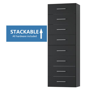 HOMEIBRO 4 Drawer Short Tower Closet Unit Closet System & Reviews | Wayfair