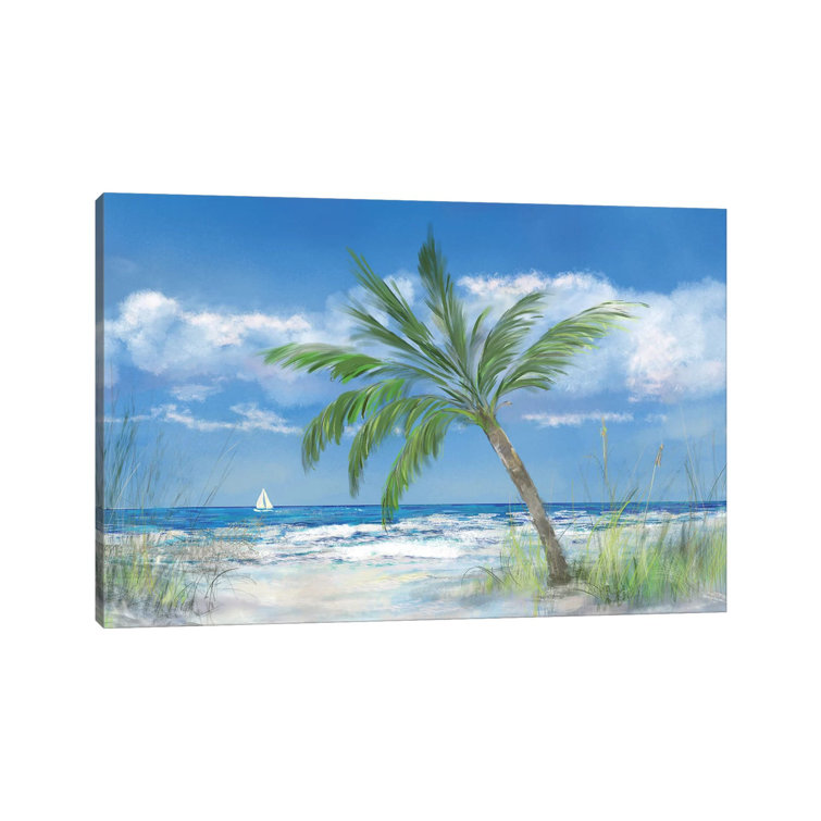 Bay Isle Home Palm Tree Paradise by Julie Derice - Wrapped Canvas ...