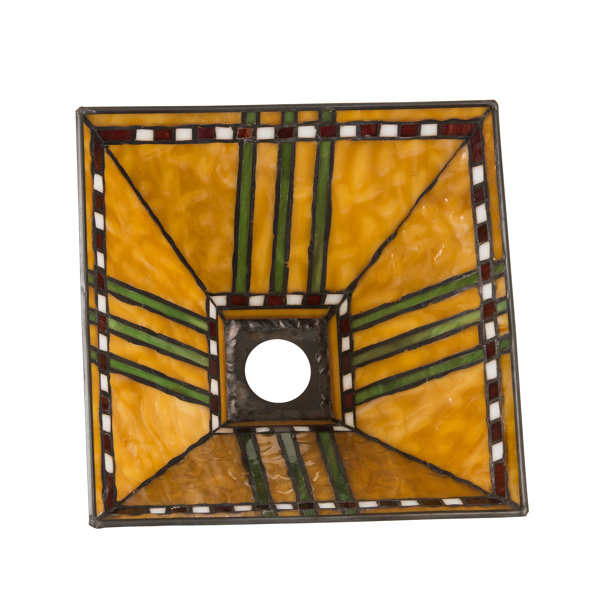 Foundry Select 7'' H Glass Square Lamp Shade | Wayfair