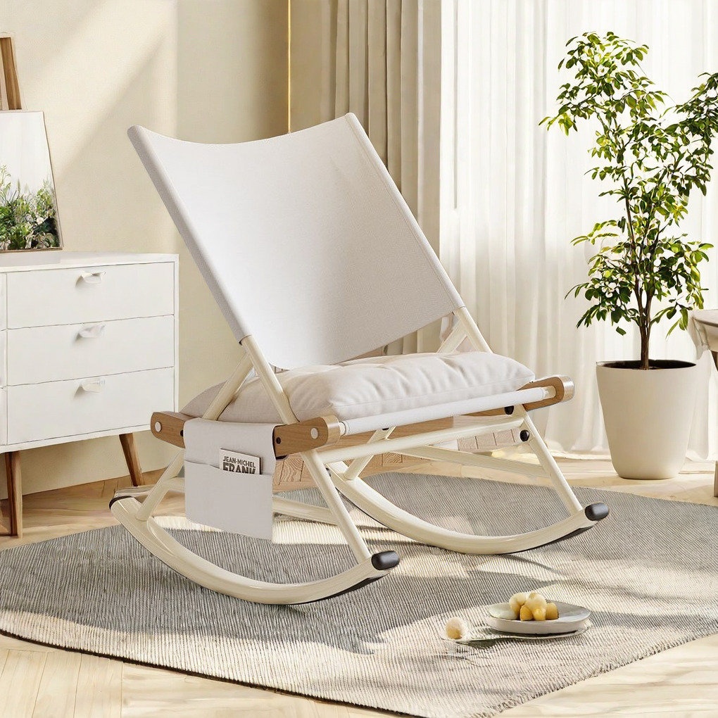 Axis Living Garden Leisure Rocking Chair Metal Rocking Chair | Wayfair