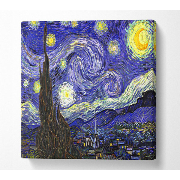 Marlow Home Co. Starry Night Square - Wrapped Canvas Art Prints ...