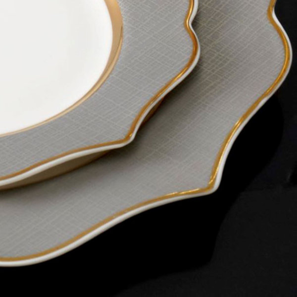 Brilliant Nova Bone China 18 PC Dinnerware Set, Service for 6 & Reviews ...