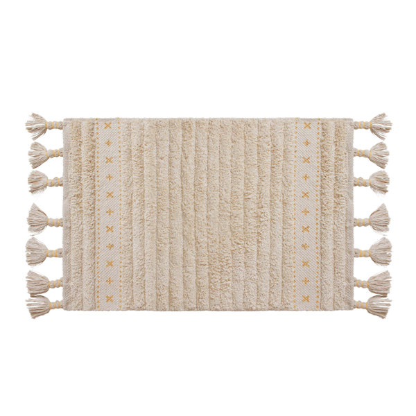 Lucky Brand Maharis Fringe Bath Rug & Reviews | Wayfair