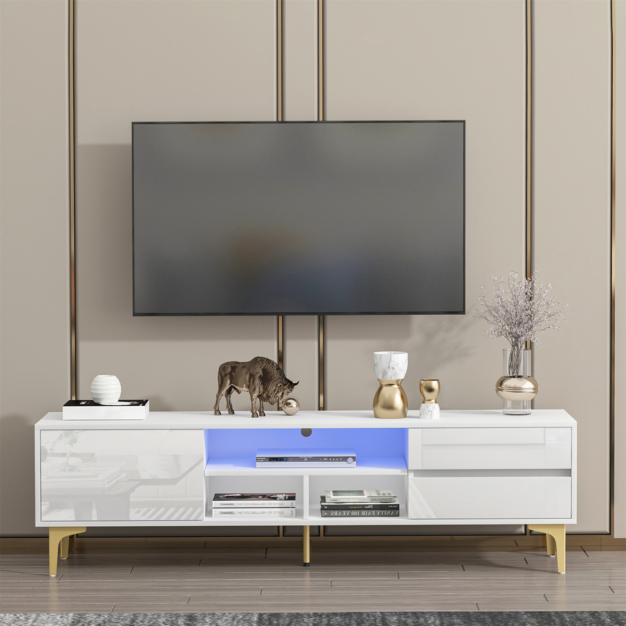 Mercer41 Amaziah 62.99 W Storage Credenza,TV stand,TV Cabinet ...