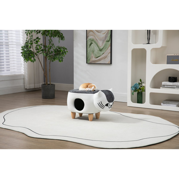 Tucker Murphy Pet™ 15" Chemane Cat Condo Ottoman & Reviews | Wayfair
