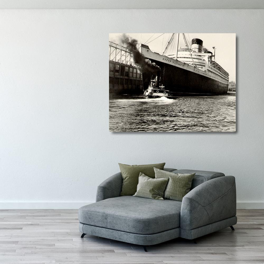 Longshore Tides SS Queen Elizabeth 1948 | Wayfair