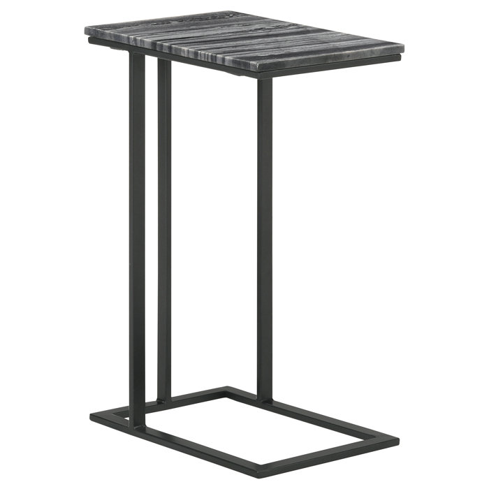 Wade Logan® Amenadiel Marble Top C Table End Table & Reviews | Wayfair