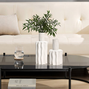 Ivy Bronx Brucknell Handmade Stoneware Table Vase | Wayfair