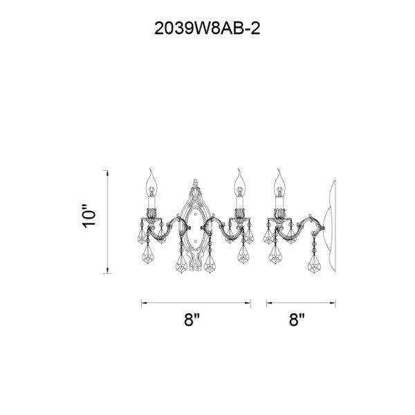 House of Hampton® Hamish Stainless Steel Design Wall Light & Reviews ...