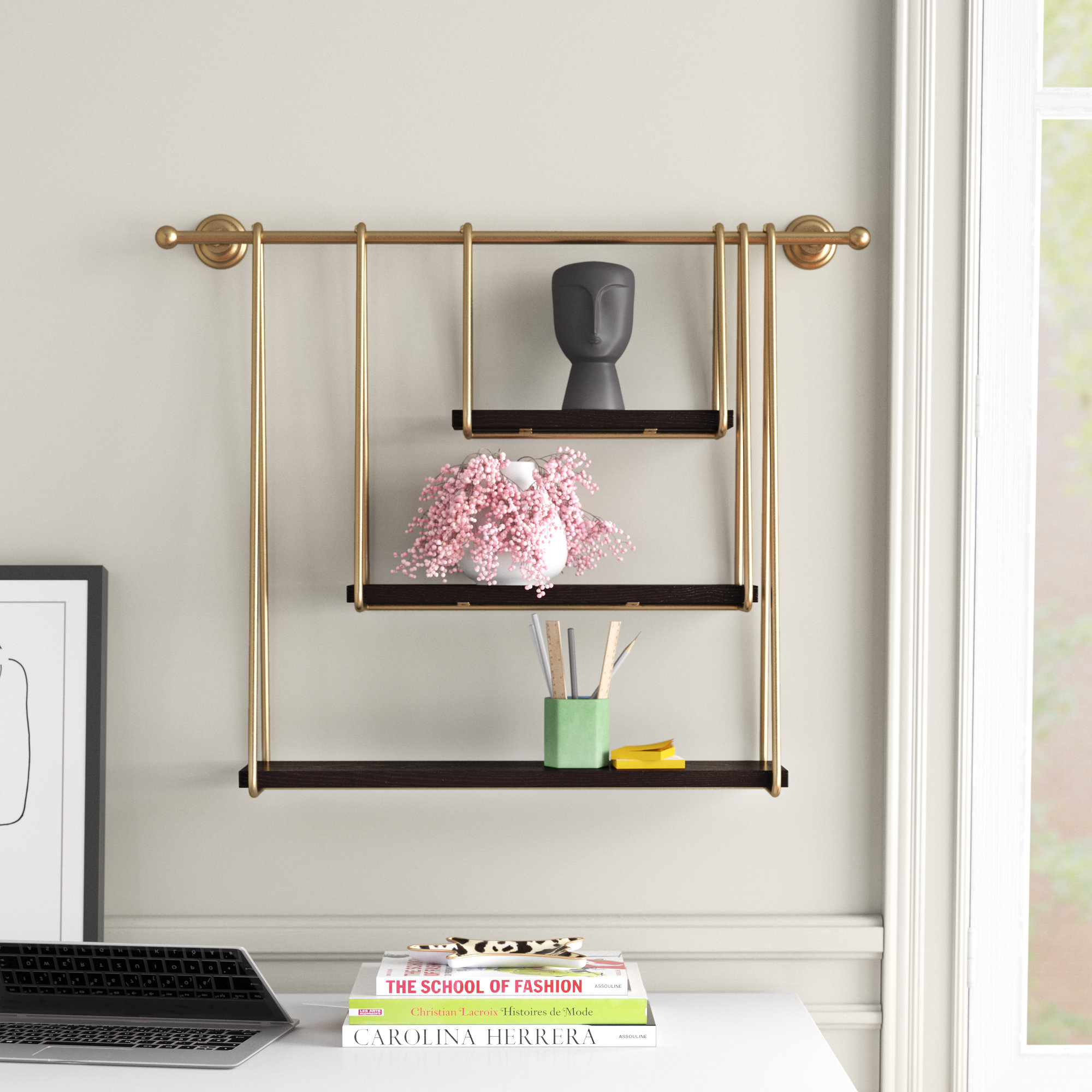 Mercer41 Lochie 3 Piece Accent Shelf & Reviews | Wayfair